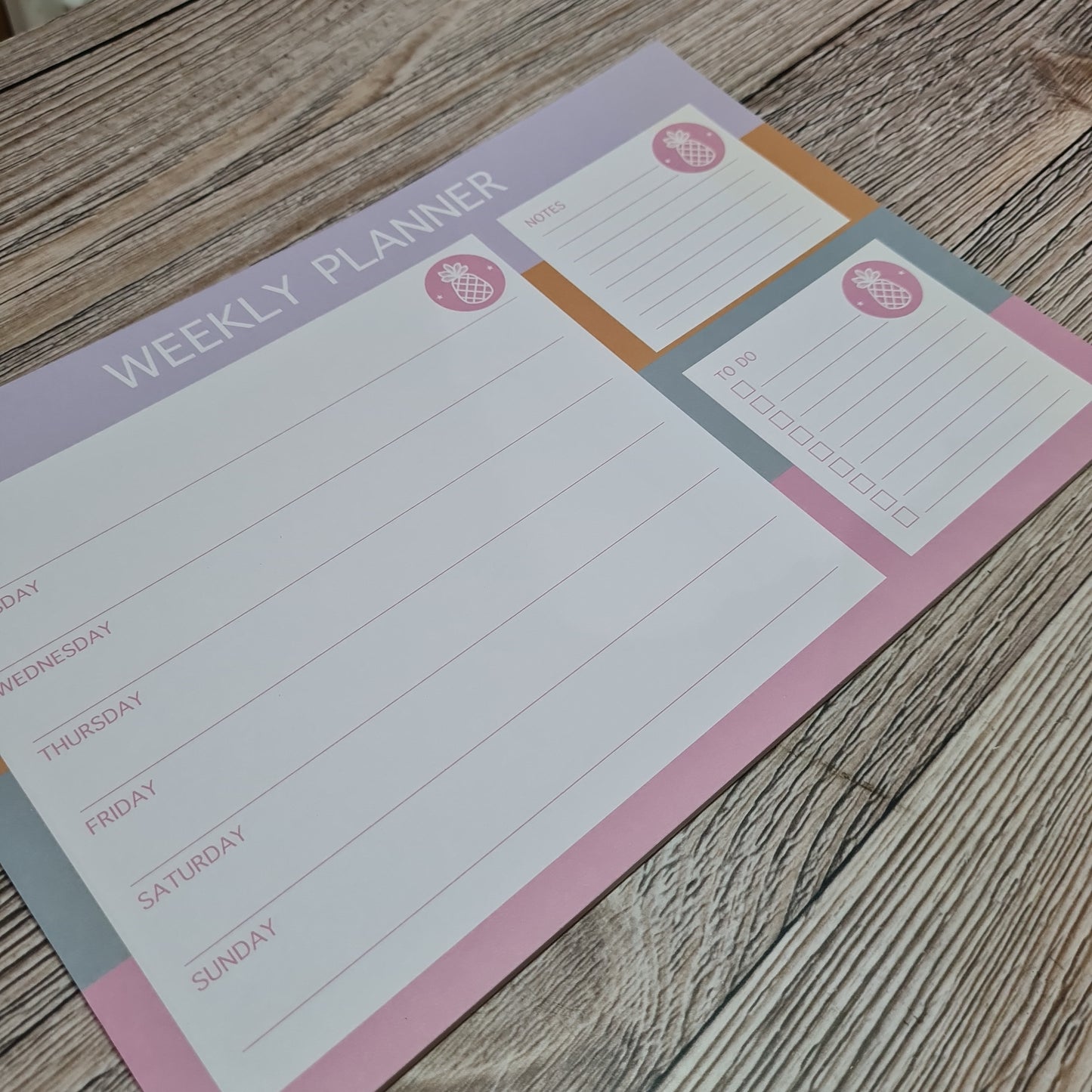 A4 weekly planner – Pineurple PTY Ltd