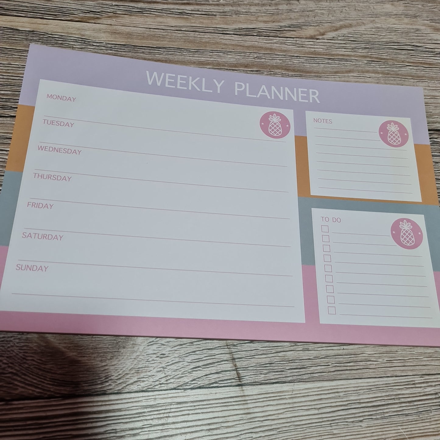 A4 weekly planner – Pineurple PTY Ltd
